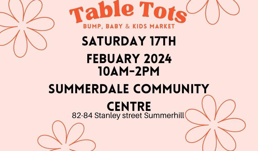 Table Tots Market - Chilli FM